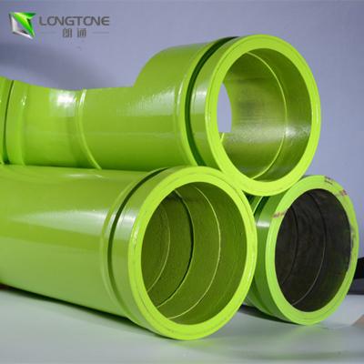 China 125BX3m Zoomlion Concrete Pump Parts Pipe Elbow Q235A HRC 63-66 for sale