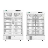 China Big Capacity Medical Pharmacy Vaccine Refrigerators With Double High Quality Glass Door for sale