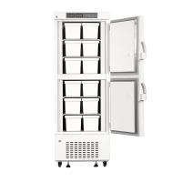 China Minus 25 Degrees Double Solid Door Upright Pharmacy Vaccine Refrigerator For Medical Hospital College for sale