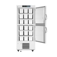 China Minus 25 Degrees Double Solid Door Upright Pharmacy Vaccine Refrigerator For Medical Hospital College for sale