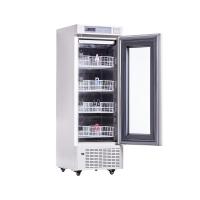 China 368L Foam Glass Door Blood Bank Refrigerator Cabinet with Temperature Printer 4°C for Blood Safety for sale