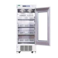 China 368L Foam Glass Door Blood Bank Refrigerator Cabinet with Temperature Printer 4°C for Blood Safety for sale