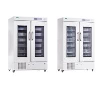 China 4 Degree 658 Liters Medical Double Door Blood Bank Refrigerator Large Capacity for sale