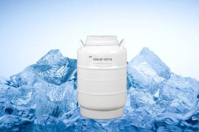 China 47L Hospital Equipment Liquid Nitrogen Canister Aluminum Alloy for sale