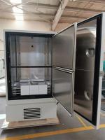 China 838 Liters Largest Capacity Minus 86 Degree Color Sprayed Steel Ultra Cold Freezer Self Cascade Cooling for sale