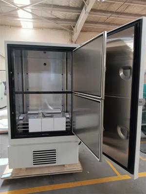 China 838 Liters Largest Capacity Minus 86 Degree Color Sprayed Steel Ultra Cold Freezer Self Cascade Cooling for sale