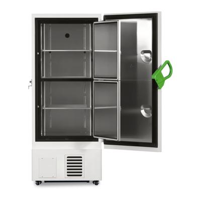 China Single Foaming Door Laboratory Super Ultra Low Temperature Freezer With 338 Liters Capacity High Quality for sale
