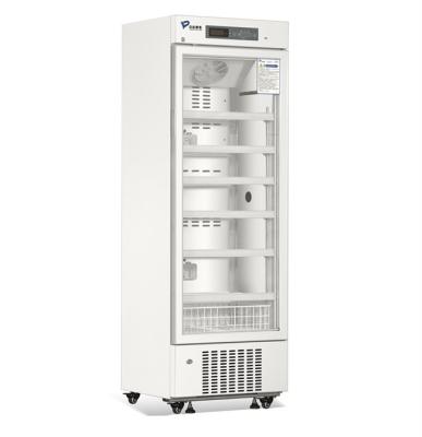China 2 To 8 Degree Single Glass Door Pharmacy Medical Refrigerator For Vaccine Cryogenic 315 Liters for sale