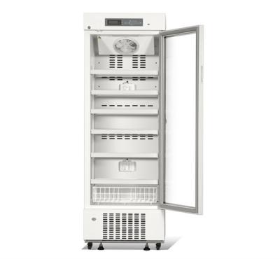 China Auto Frost 315L Capacity Single Glass Door Biomedical  Pharmaceutical Grade Refrigerator for sale