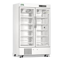 China 1006 Liters Capacity Vertical High Quality Pharmacy Medical Refrigerator Color Sprayed Steel for sale