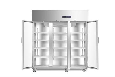 China Real Forced Air Cooling Biomedical Pharmaceutical Refrigerator 304 Stainless Steel 1500L Capacity for sale
