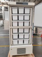 China 528L Capacity Two Chambers Laboratory Upright Freezer Fridge -25 Degree With Two Solid Door for sale