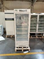 China 2-8 Degree Spray Coated Steel Vertical Medical Grade Pharmacy Refrigerator 236 Liter for sale