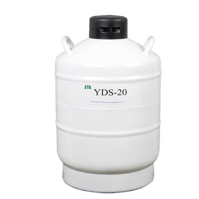 China Hospital Equipment Cryogenic LN2 Canister 21.6L Portable Biomedical for sale