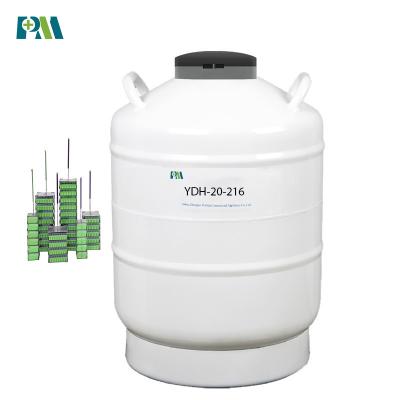 China 20L Capacity PROMED Dry Shipper Nitrogen Tank For Cryogenic Sample Transport for sale