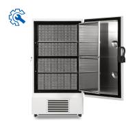 China Auto Cascade Cooling System Ultra Low Temperature Freezer Upright 728L Capacity for sale