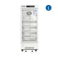 China 2-8 Degree Real Force Air Cooling 226L Vertical Stand Medical Vaccine Refrigerator Sprayed Steel for sale