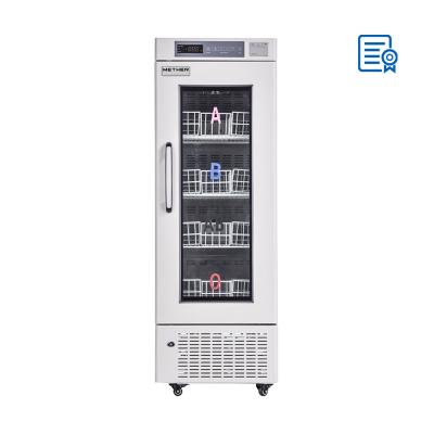 China 208L Blood Bank Cabinet with Forced Air Cooling System for Blood Stations Ensuring Safe Storage for sale