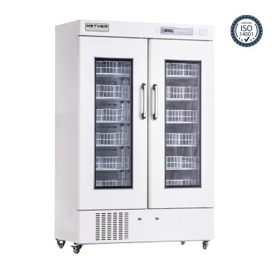 China 4 Degree Hospital Blood Bank Refrigerator 658L Largest Capacity for sale