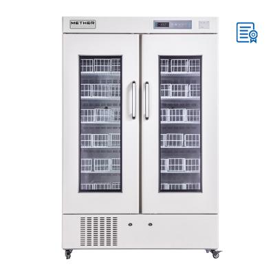 China 4 Degree Advanced Large Capacity Blood Bank Refrigerator Cabinet 658L for sale