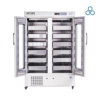 China Innner Door 2 Blood Bank Refrigerators with Forced -air Cooling and Coated Steel Internal Material for sale