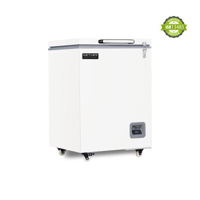 China Portable Small 100L Capacity Laboratory Medical Chest Freezer High Quality for sale