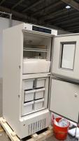 China 528L Pharmacy Refrigerator Freezer Combo METHER Dual-Zone Medical Unit for sale
