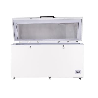 China Minus 86 Degree 485L Largest Capacity Ultra Low Temp Chest Freezer With Direct Cooling For Hospital Laboratory for sale
