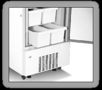 China 368L Sprayed Plate Steel Laboratory Hospital Combined Deep Upright Refrigerator Freezer for sale