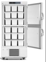 China 528L Capacity Two Chambers Laboratory Upright Freezer Fridge -25 Degree With Two Solid Door for sale