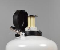 China Aviation Aluminum White Liquid Nitrogen Cryogenic Tank 20 Liter for sale
