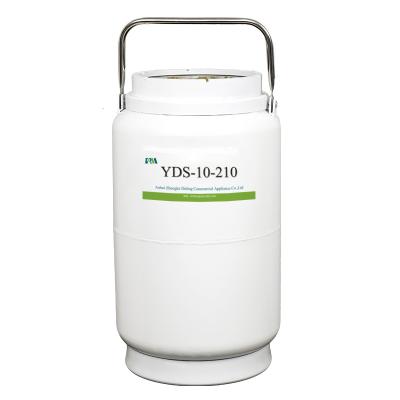 China 100 Liter Aviation Aluminum Portable Liquid Nitrogen Tank For Animal Farm for sale