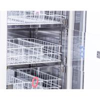 China 208L PROMED Upright Medical Blood Bank Refrigerators With Heating Foam Glass Door Auto Frost for sale