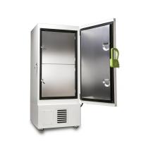China Microprocessor Control Vertical Ultra Frozen Freezer With Color Sprayed Steel for sale
