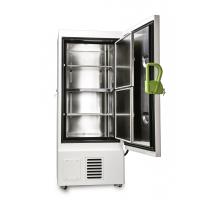 China Microprocessor Control Vertical Ultra Frozen Freezer With Color Sprayed Steel for sale
