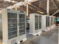 China 656L Largest Capacity Double Door Biomedical Pharmacy Lab Refrigerator Fridge for sale