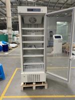 China 315L Single Glass Door Biomedical Pharmaceutical Grade Refrigerator With Real Force Air Cooling for sale
