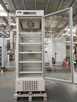 China Microprocessor Control 316L Pharmacy Medical Refrigerator with Single Glass Door Auto Frost High Quality for sale