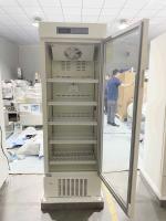 China Microprocessor Control 316L Pharmacy Medical Refrigerator with Single Glass Door Auto Frost High Quality for sale