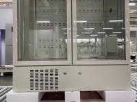 China 656L High Quality Double Glass Door Upright Pharmacy Medical Refrigerator For Vaccine Storage for sale