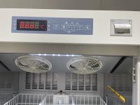 China 368L Capacity High Quality Hospital Laboratory Blood Bank Refrigerators With Foaming Glass Door for sale