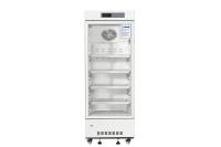 China Color Sprayed Steel  2-8 Degree Biomedical Pharmaceutical Refrigerator 226L Single Glass Door With Alarm for sale