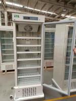 China Real Force Air Cooling Biomedical Pharmaceutical Grade Refrigerator Freezers 315L With Glass Door for sale