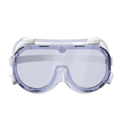 China Transparent 2.5mm Medical Safety Goggle GB14866 Light Weight for sale