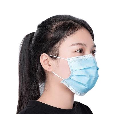 China Adult 17.5*9.5cm Disposable Earloop Face Masks Anti Covid-19 for sale