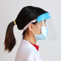 China OEM Plastic Visor Face Shield , 33cm*22cm Transparent Face Cover for sale