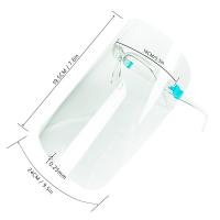 China Windproof Antiviral Face Shield , PPE 180d Reusable Face Visors for sale