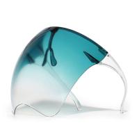 China 6.5 Inch / 165mm PPE Protective Clear Face Shield With Glasses for sale