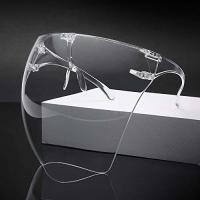 China 6.5 Inch / 165mm PPE Protective Clear Face Shield With Glasses for sale