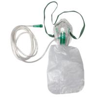China Medical Disposable Non Rebreather Oxygen Mask With 1000ml Reservoir Bag for sale